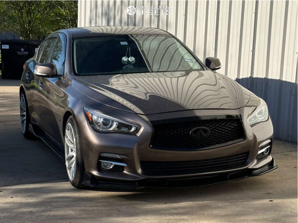 2015 INFINITI Q50 with 19x9.5 22 Vors Tr4 and 225/35R19 Achilles 2233 ...