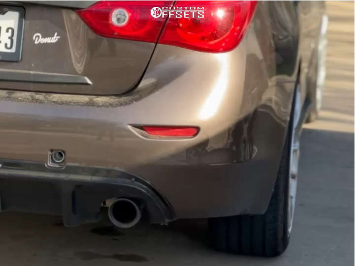 2015 INFINITI Q50 with 19x9.5 22 Vors Tr4 and 225/35R19 Achilles 2233 ...