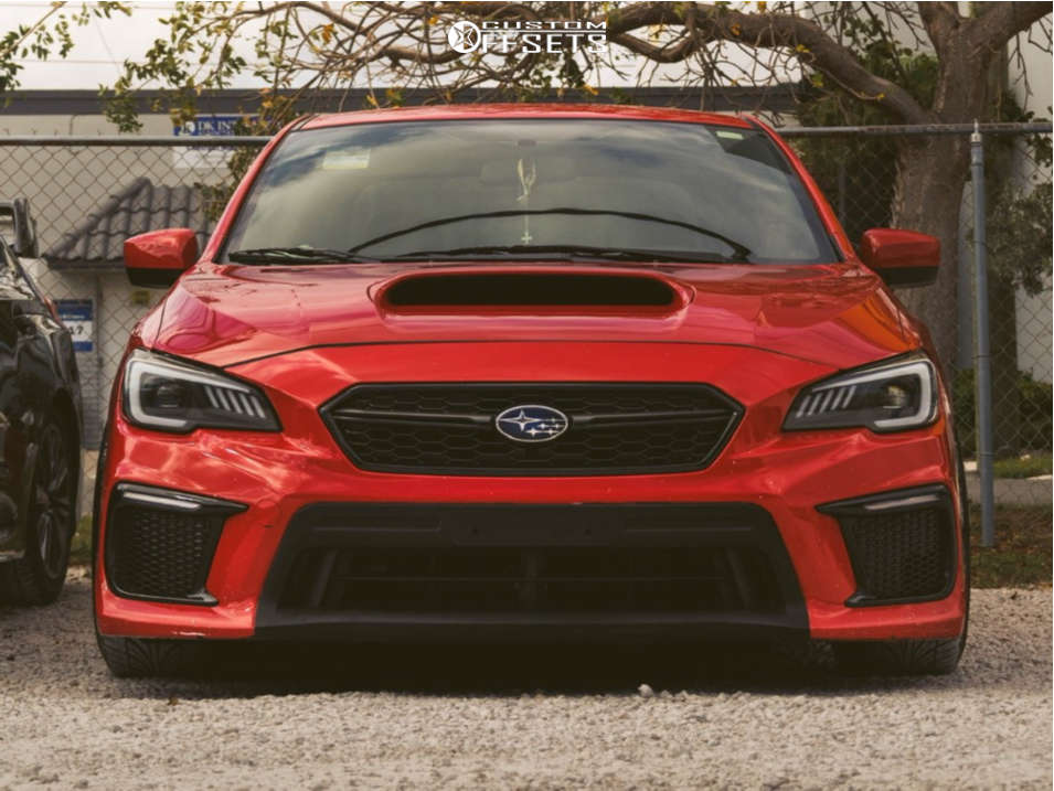 2021 Subaru WRX with 18x9.5 22 Kansei Astro and 225/40R18 Riken Raptor ...
