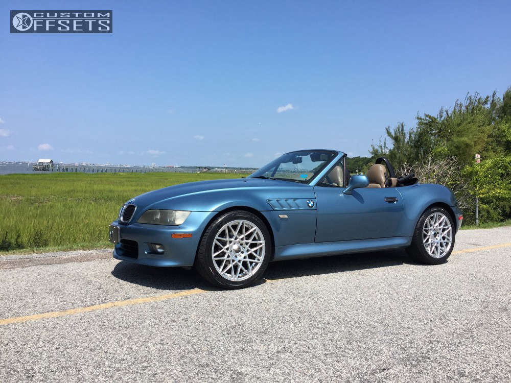 2001 BMW Z3 with 18x8 38 Ruff R365 and 225/45R18 Falken Fk453 and Stock ...