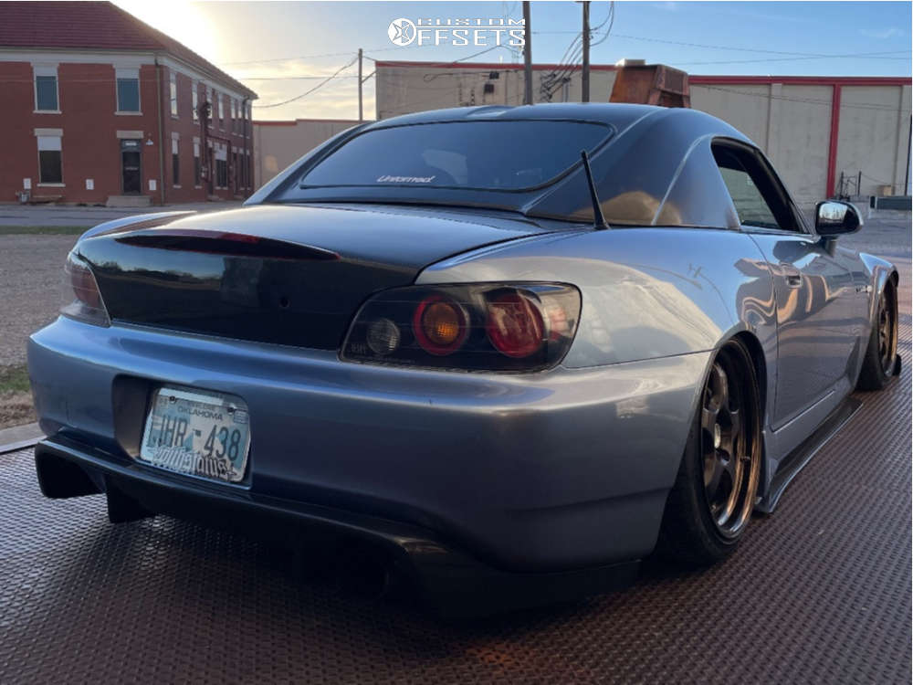 2004 Honda S2000 with 17x9 35 Work Meister S1 2p and 215/40R17 Fullway ...