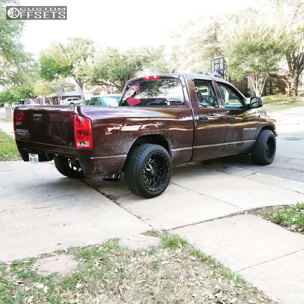 2005 Dodge Ram 2500 with 20x12 -144 DFD 388 and 345/50R20 Mastercraft ...