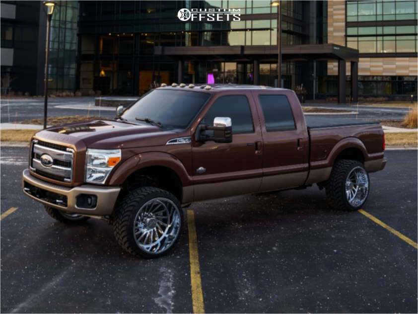 2012 Ford F-250 Super Duty with 24x14 -81 ARKON OFF-ROAD Caesar and 33/ ...