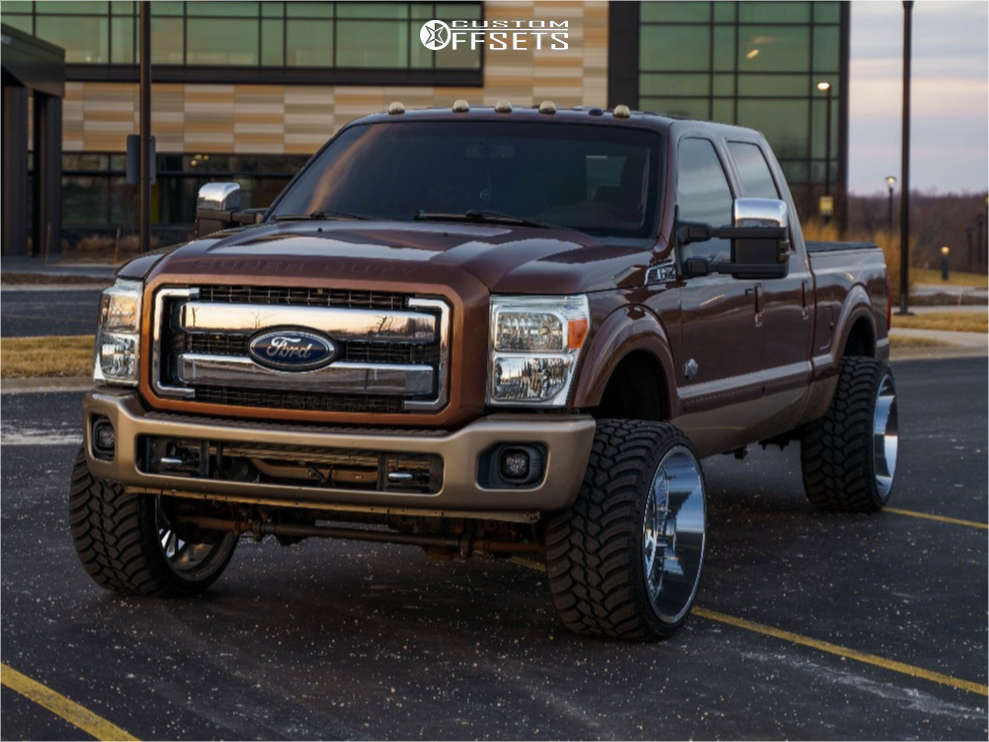 2012 Ford F-250 Super Duty with 24x14 -81 ARKON OFF-ROAD Caesar and 33/ ...