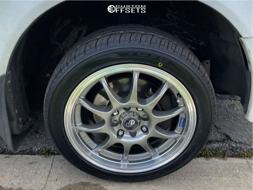 1992 Honda Accord with 15x6.5 38 Enkei J10 and 195/45R15 Toyo Tires Extensa Hp Ii and Stock ...