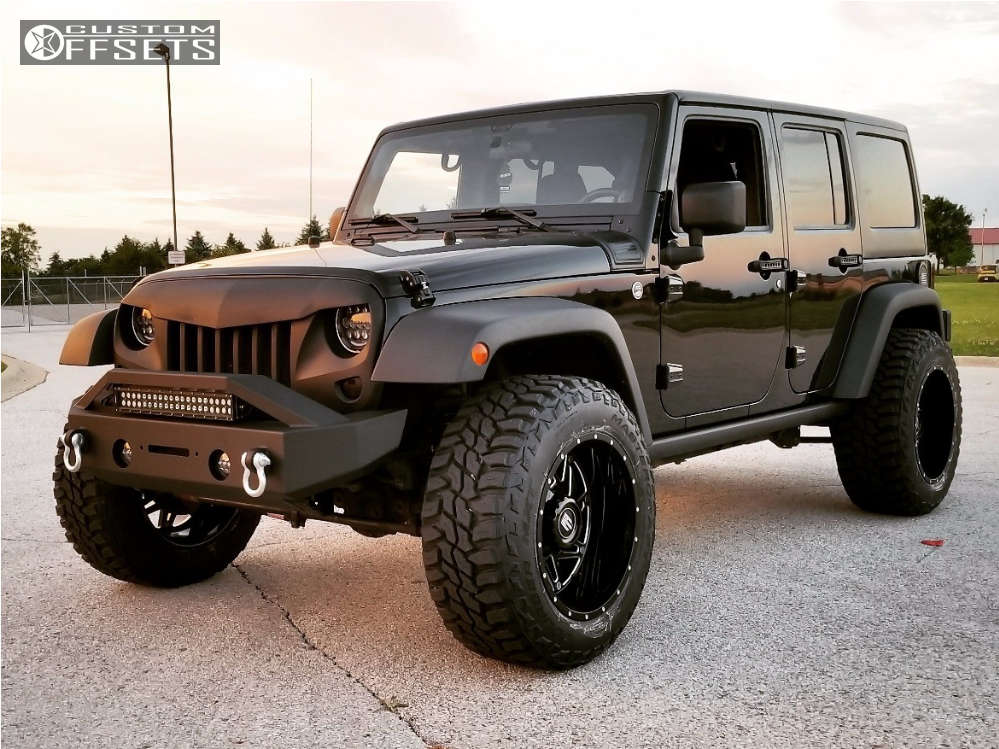 2011 Jeep Wrangler with 20x12 -44 American Truxx Warrior and 35/12.5R20 ...