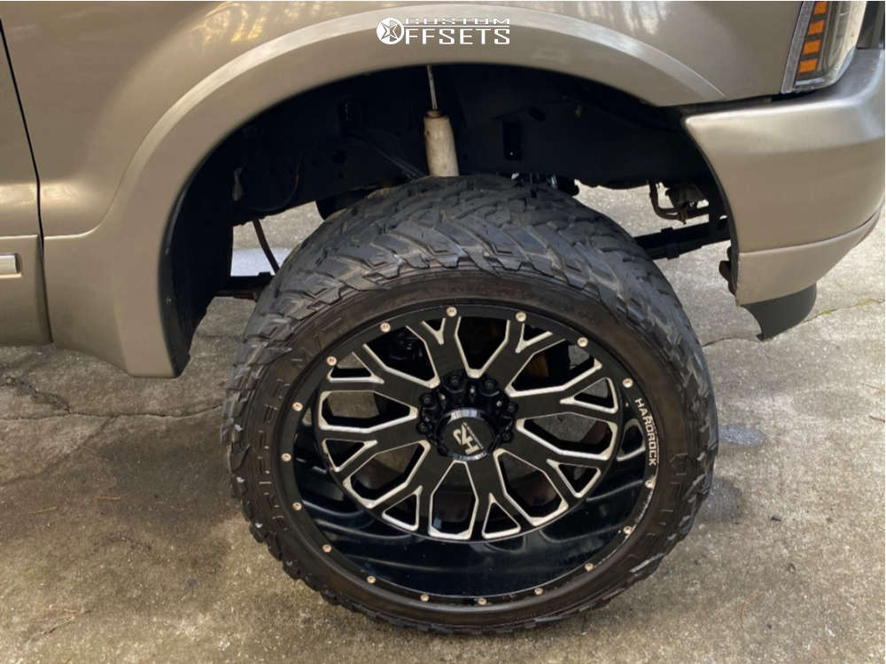 2003 Ford Excursion with 24x12 -44 Hardrock Slammer Xposed and 35/12 ...