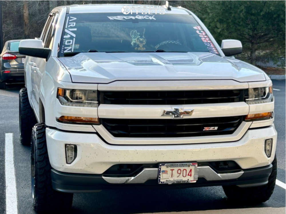 2017 Chevrolet Silverado 1500 with 22x12 -51 ARKON OFF-ROAD Lincoln and ...