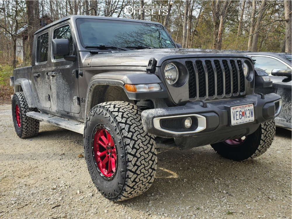 2021 Jeep Gladiator with 18x9 -12 Vision Korupt and 35/12.5R18 Venom ...