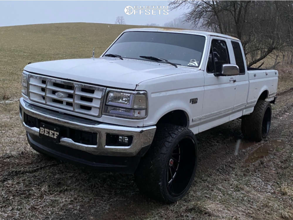 1995 Ford F-150 with 24x14 -81 ARKON OFF-ROAD Caesar and 33/14.5R24 ...