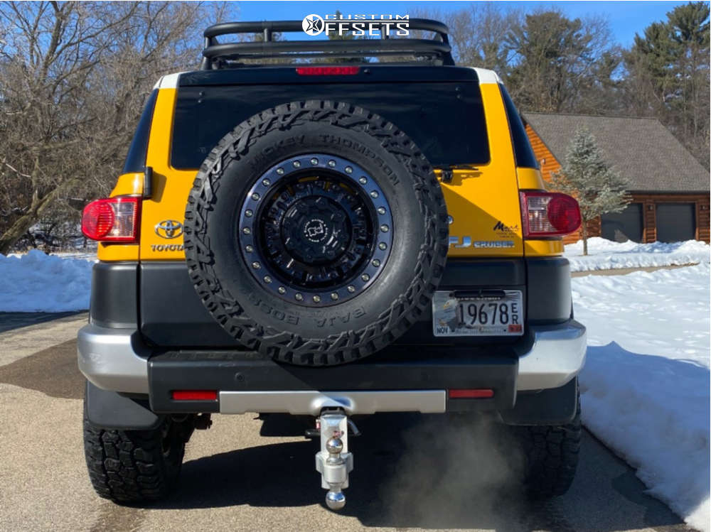 2007 Toyota FJ Cruiser with 17x8.5 -18 Black Rhino Abrams and 33/12 ...