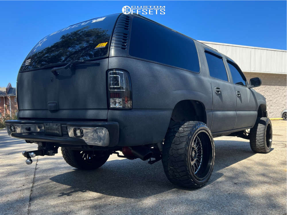 2003 Chevrolet Suburban 1500 with 22x12 -44 Fittipaldi Offroad Ftc07 ...
