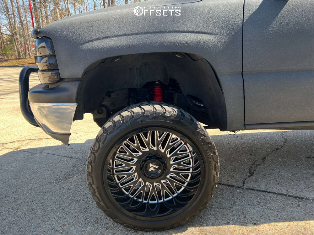 2003 Chevrolet Suburban 1500 with 22x12 -44 Fittipaldi Offroad Ftc07 ...