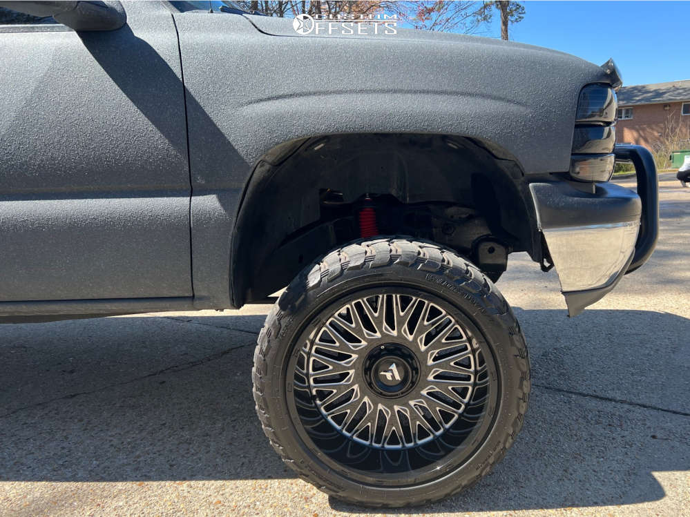 2003 Chevrolet Suburban 1500 with 22x12 -44 Fittipaldi Offroad Ftc07 ...