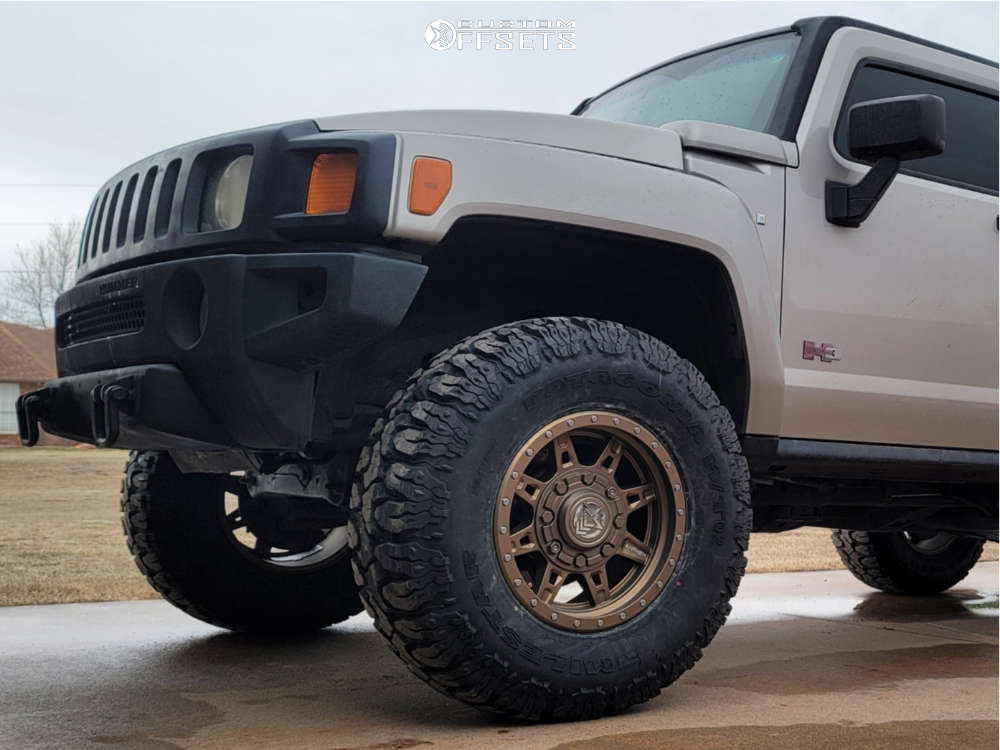 2006 Hummer H3 with 17x9 -12 Anthem Off-Road Rogue and 35/12.5R17 ...