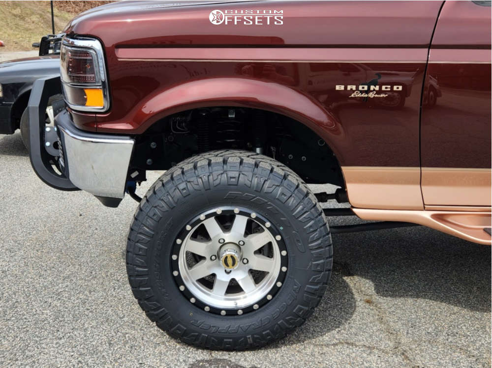 1996 Ford Bronco with 17x9 -12 Raceline Defender and 295/70R17 Nitto ...