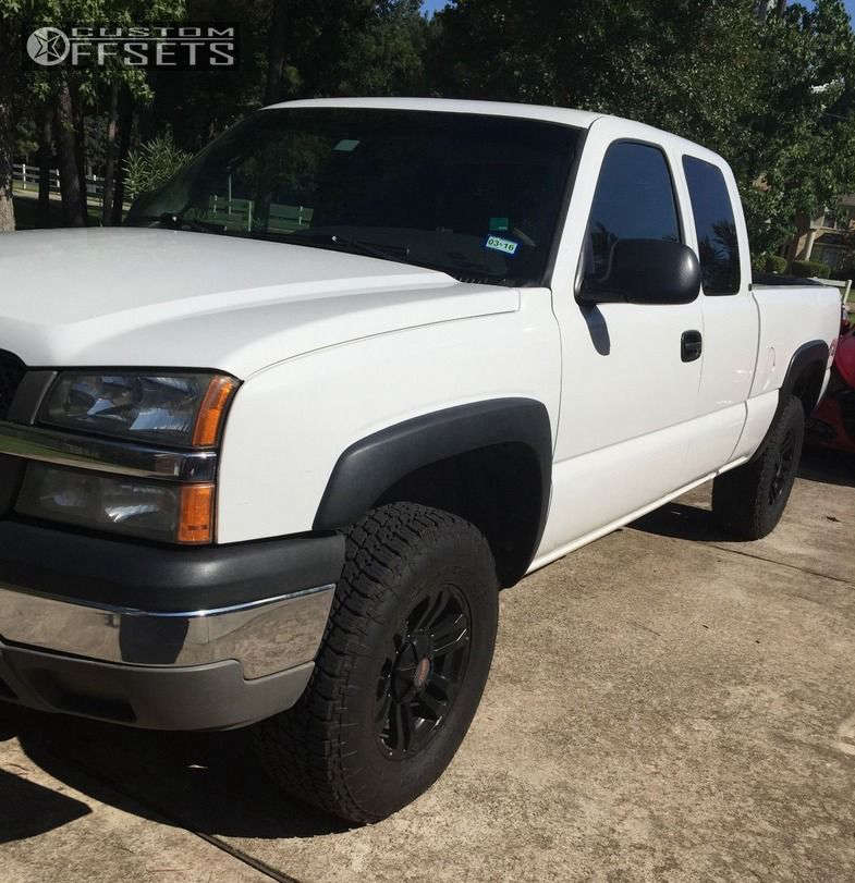2003 Chevrolet Silverado 1500 with 16x8.5 18 MB Wheels Tko and 265 ...