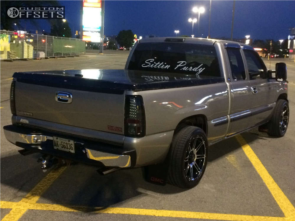 1999 GMC Sierra 1500 with 20x9 Helo He900 and 275/40R20 Falken FK510 ...