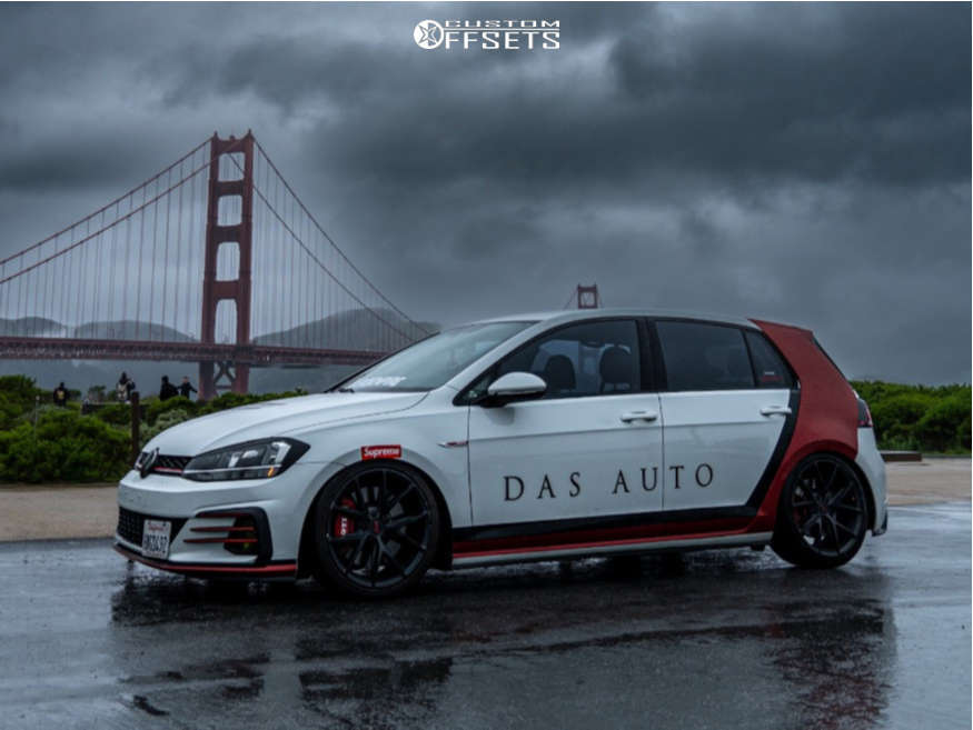 2019 Volkswagen GTI with 18x8.5 35 Niche Misano and 225/40R18 ...