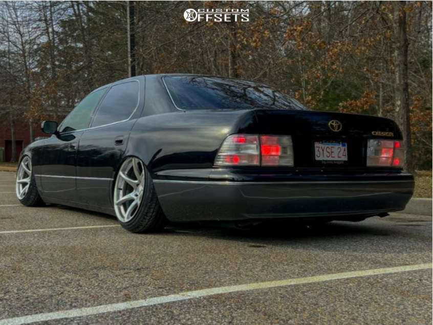 1995 Lexus LS400 with 18x10.5 12 Kansei Tandem and 225/40R18 Achilles ...