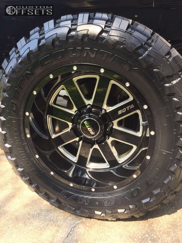 2016 Ford F-250 Super Duty with 20x10 -25 Sota AWOL and 35/13.5R20 Toyo Tires Open Country M/T ...