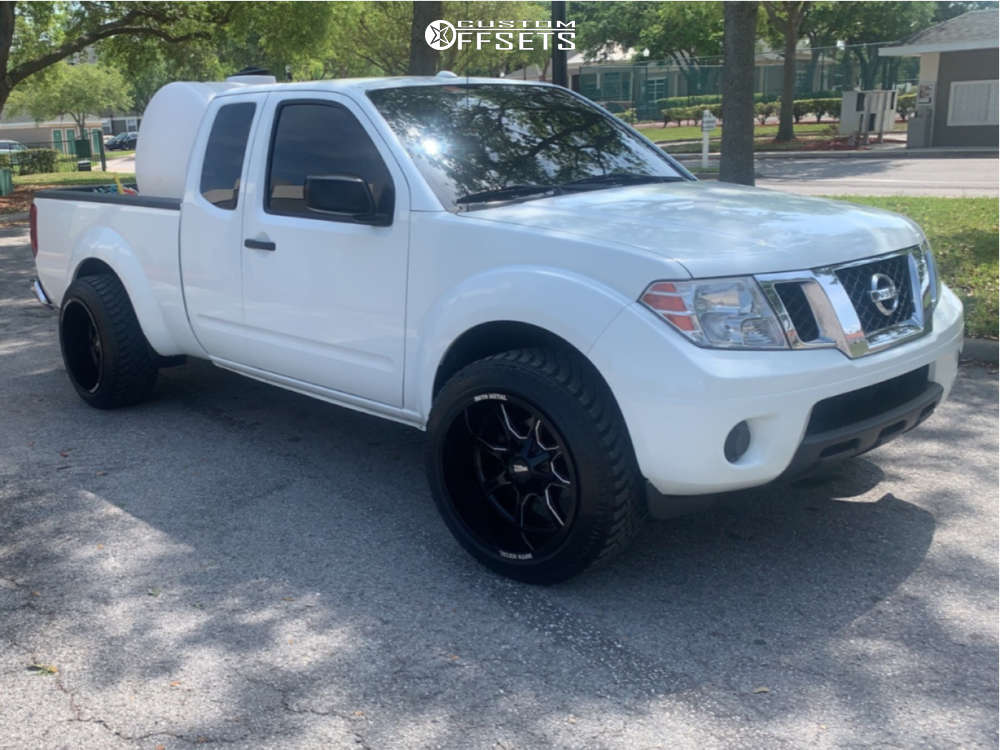 2018 Nissan Frontier with 20x12 -51 Moto Metal MO970 and 33/12.5R20 ...