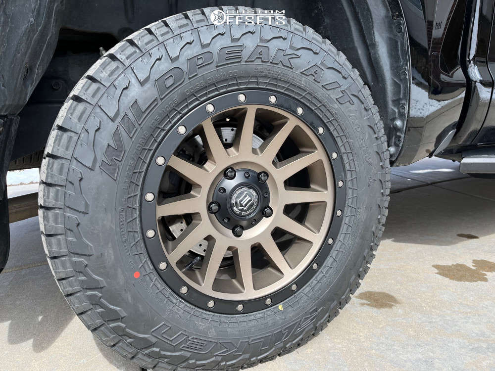 2014 Toyota Tundra with 18x9 25 Icon Alloys Compression and 275/70R18 ...