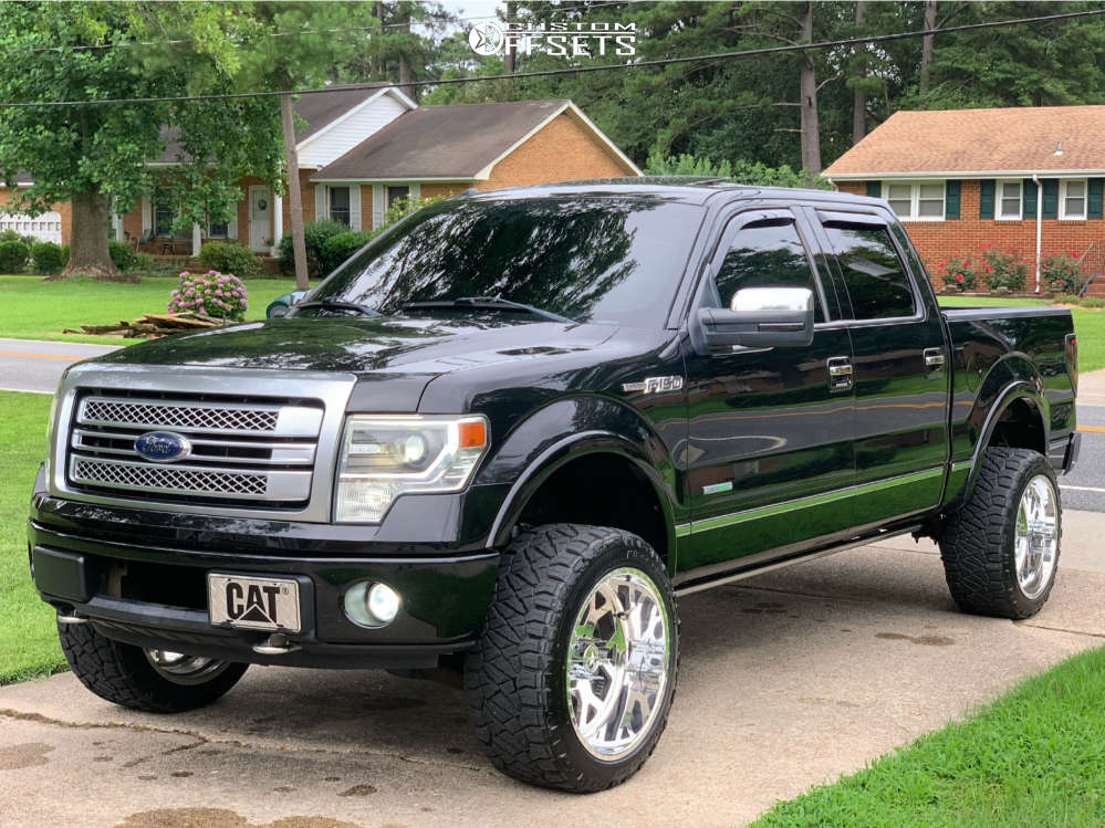 2013 Ford F-150 with 22x12 -40 American Force Shield Ss and 33/12.5R22 ...