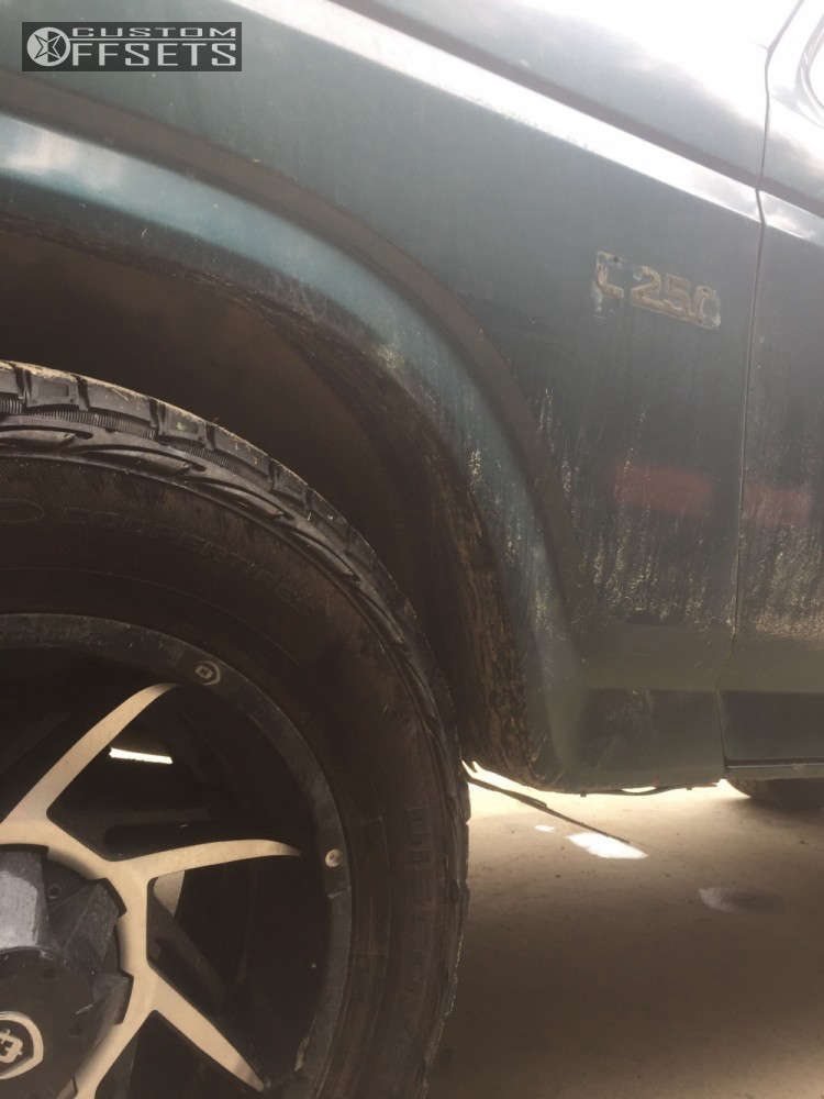 1984 Ford F-250 with 20x9 -12 Vision Prowler and 275/65R20 Cooper ...