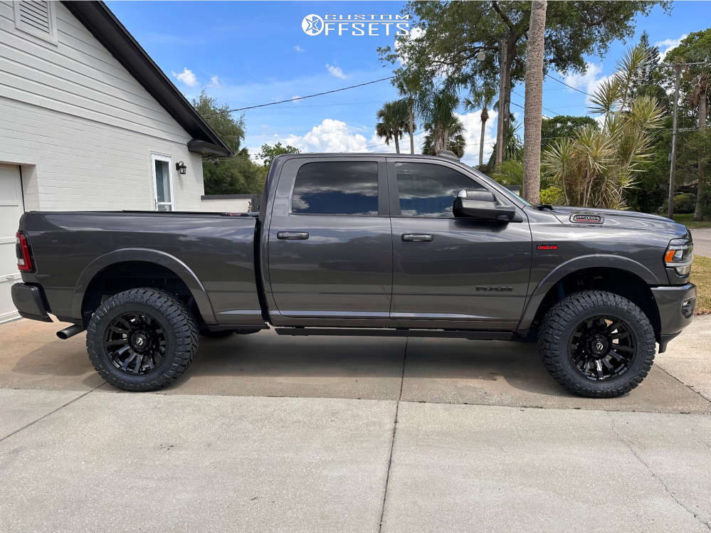 2020 Ram 2500 with 20x10 -18 Fuel Blitz and 35/12.5R20 Nitto Ridge ...