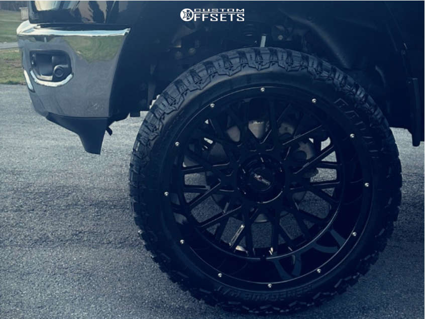 2019 Ram 1500 with 24x12 -51 Vision Rocker and 35/13.5R24 Radar ...