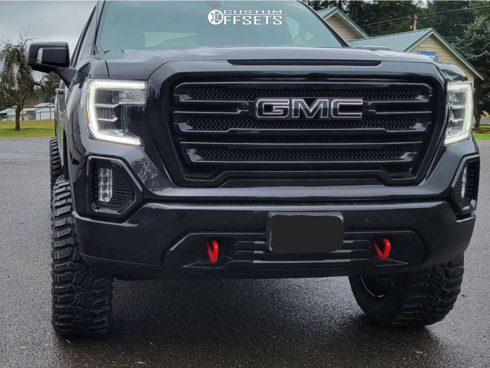 2021 GMC Sierra 1500 with 20x10 -24 Icon Alloys Recoil and 35/12.5R20 ...