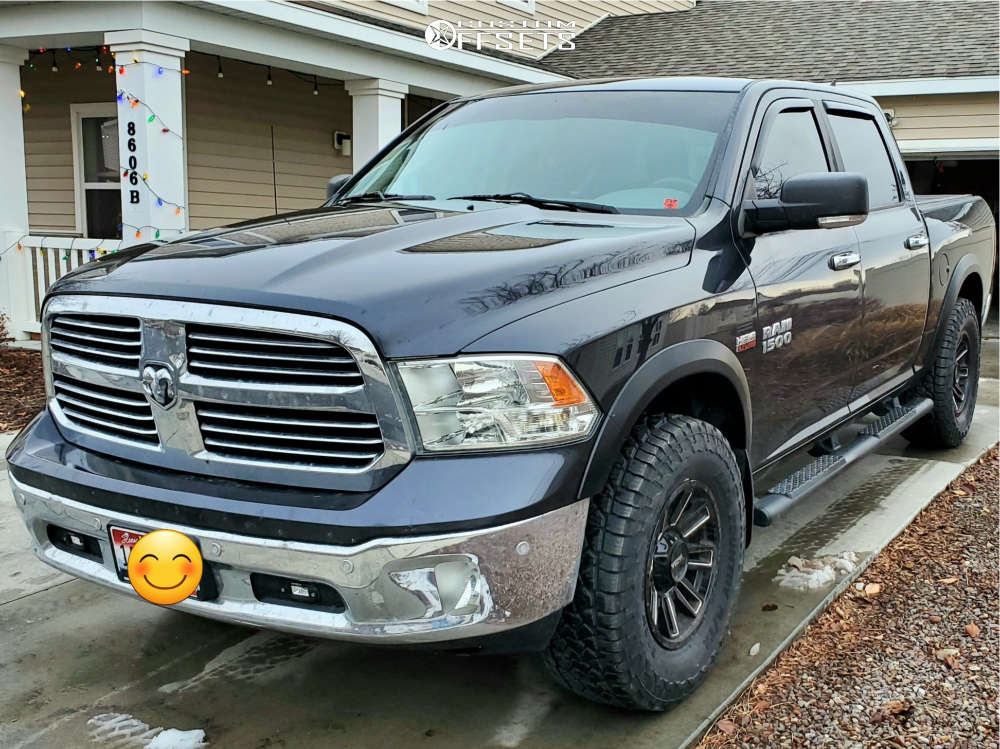 2015 Ram 1500 with 18x9 1 Ultra Apocalypse and 35/12.5R18 Back Country ...