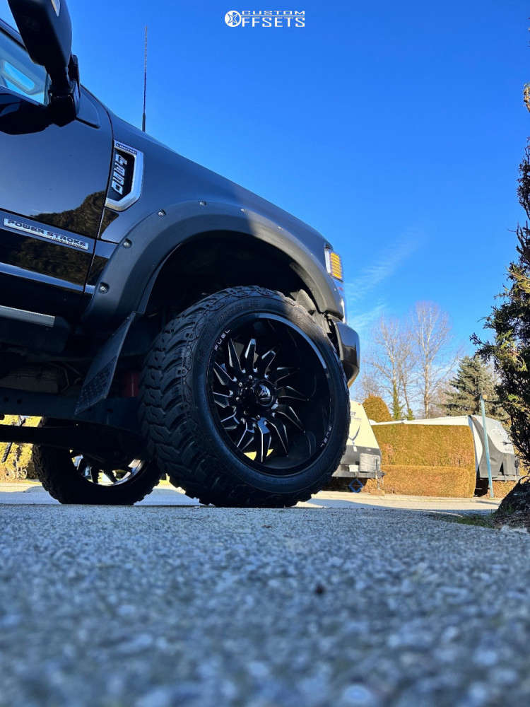 2020 Ford F-350 Super Duty with 24x12 -44 Fuel Saber and 37/13.5R24 ...
