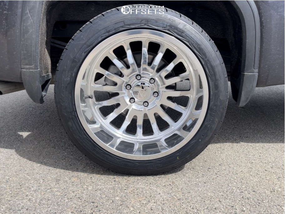 2022 GMC Sierra 1500 with 22x12 -51 Cali Offroad Summit and 305/40R22 ...