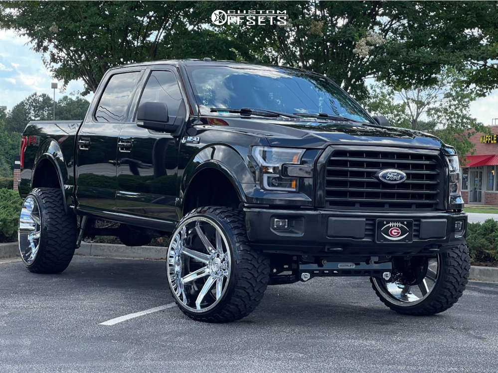 2015 Ford F-150 with 26x14 -76 Axe Offroad Artemis and 35/15.5R26 Fury ...