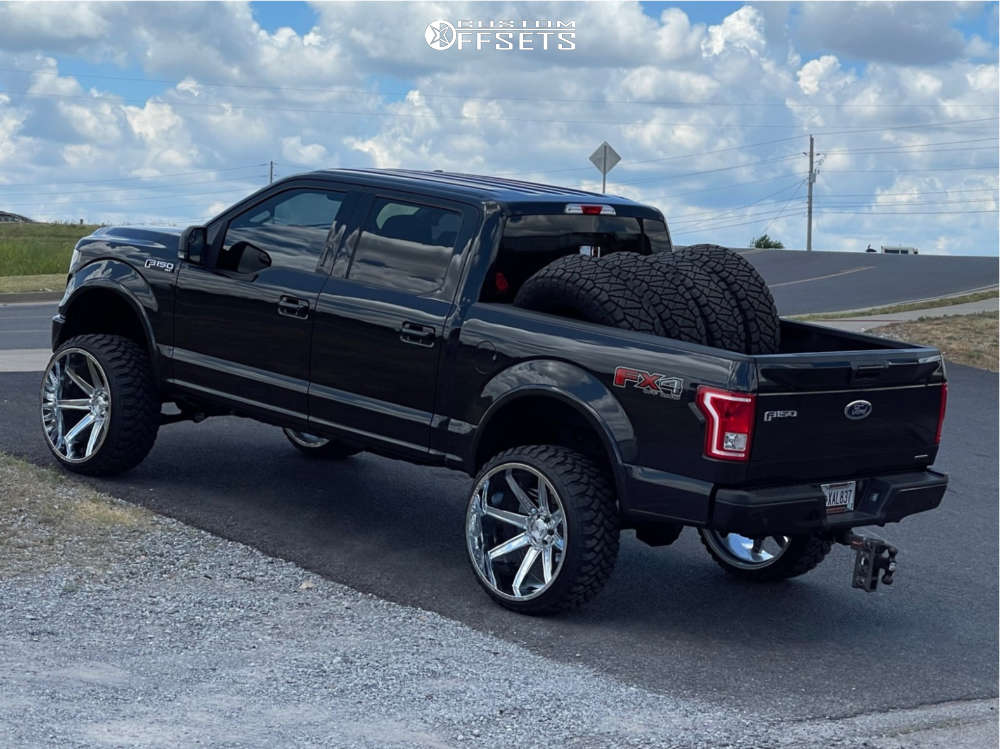 2015 Ford F-150 with 26x14 -76 Axe Offroad Artemis and 35/15.5R26 Fury ...
