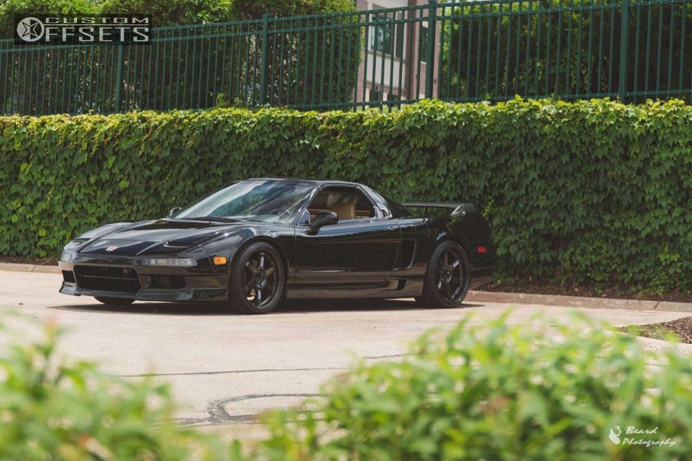 1995 Acura NSX with 18x8 35 Volk Te37 and 215/35R18 Falken Fk453 and ...
