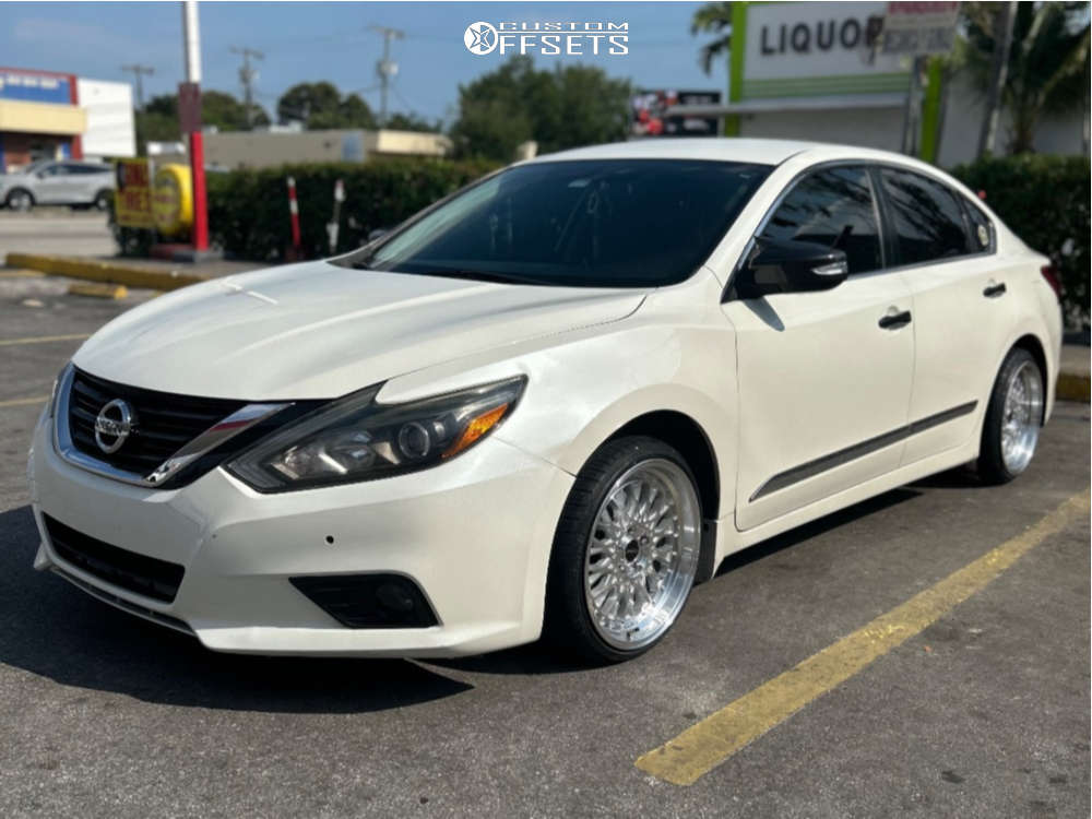2016 Nissan Altima with 18x8.5 35 ARC Ar1 and 215/35R18 Atlas Force Uhp ...