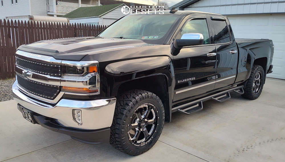 2018 Chevrolet Silverado 1500 with 20x9 20 Weld Off-Road Granada 6 and ...