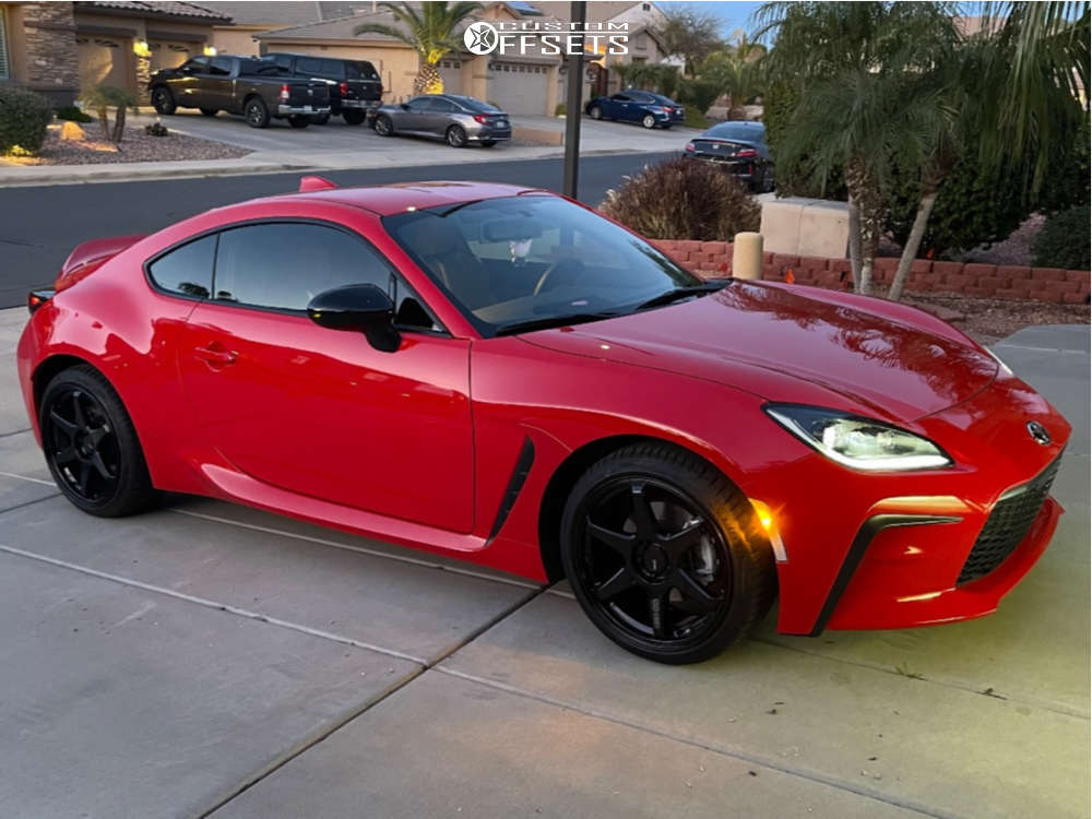 2023 Toyota GR86 with 18x8.5 45 Enkei T6r and 245/40R18 Michelin Pilot ...