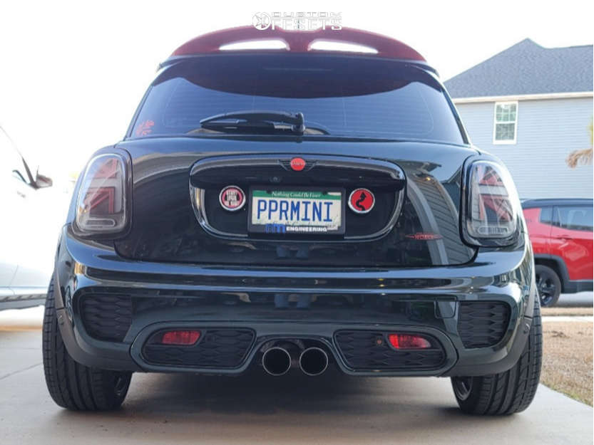 2016 Mini Cooper with 18x8 45 Enkei Tfr and 225/35R18 Bridgestone ...
