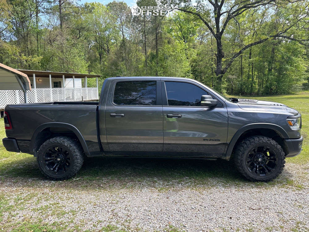 2022 Ram 1500 with 20x10 -18 Fuel Vapor and 33/12.5R20 Gladiator XComp ...