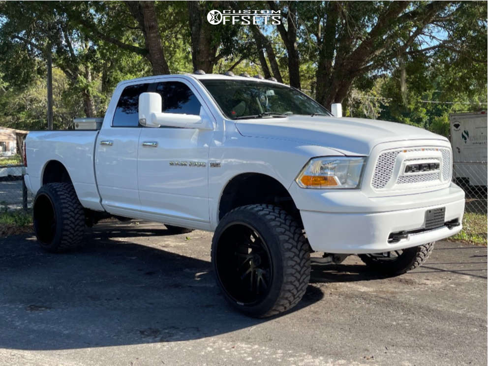2011 Ram 1500 with 24x14 -81 ARKON OFF-ROAD Mandela and 35/12.5R24 RBP ...
