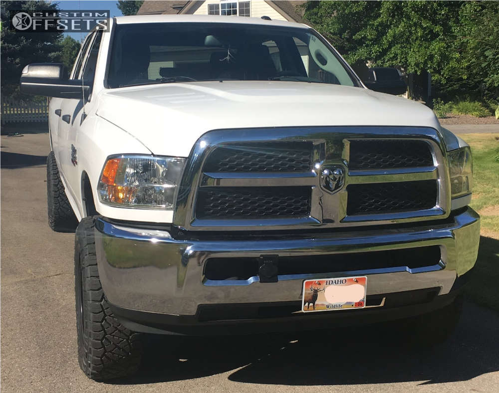 2015 Ram 2500 with 18x9 18 DWT El Arco and 295/70R18 Nitto Ridge ...