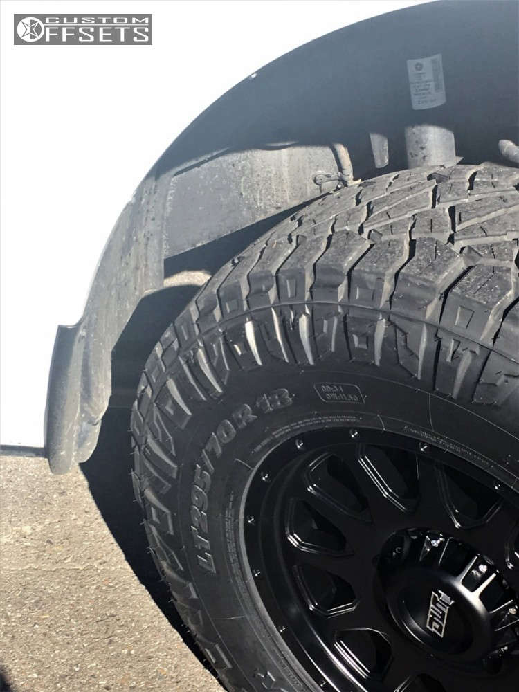 2015 Ram 2500 with 18x9 18 DWT El Arco and 295/70R18 Nitto Ridge ...