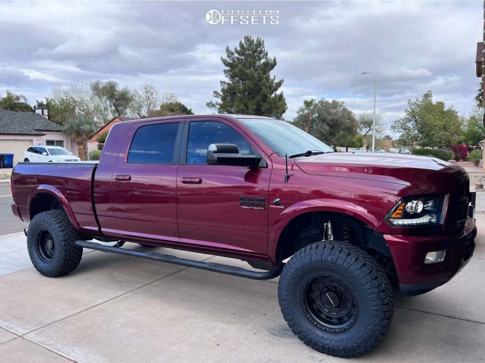 2017 Ram 2500 with 18x9.5 -18 Vision Tactical and 37/13.5R18 Nitto ...