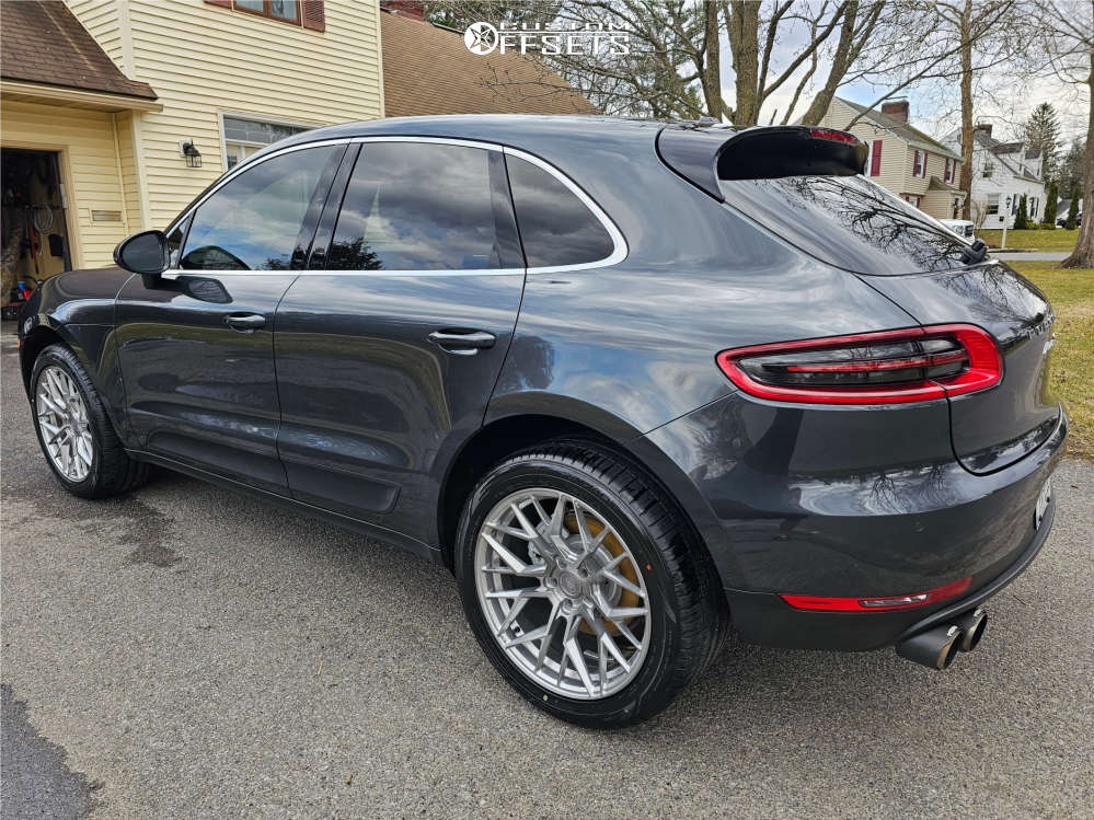 2017 Porsche Macan with 20x9 24 Variant Radon and 265/45R20 Falken ...