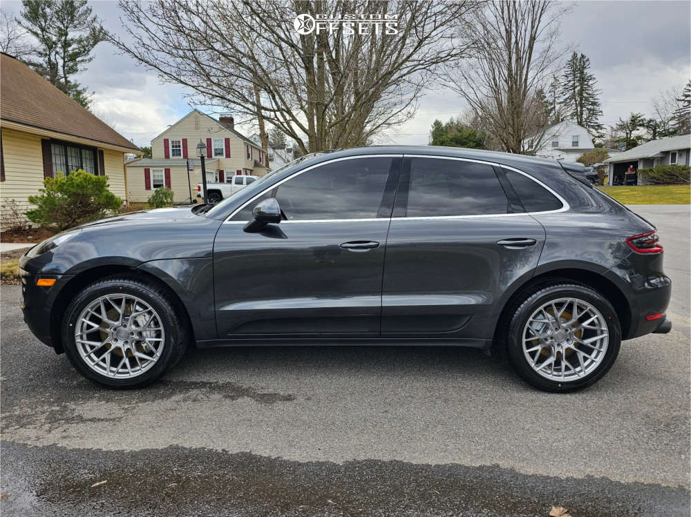 2017 Porsche Macan with 20x9 24 Variant Radon and 265/45R20 Falken ...