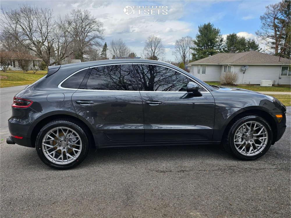 2017 Porsche Macan with 20x9 24 Variant Radon and 265/45R20 Falken ...